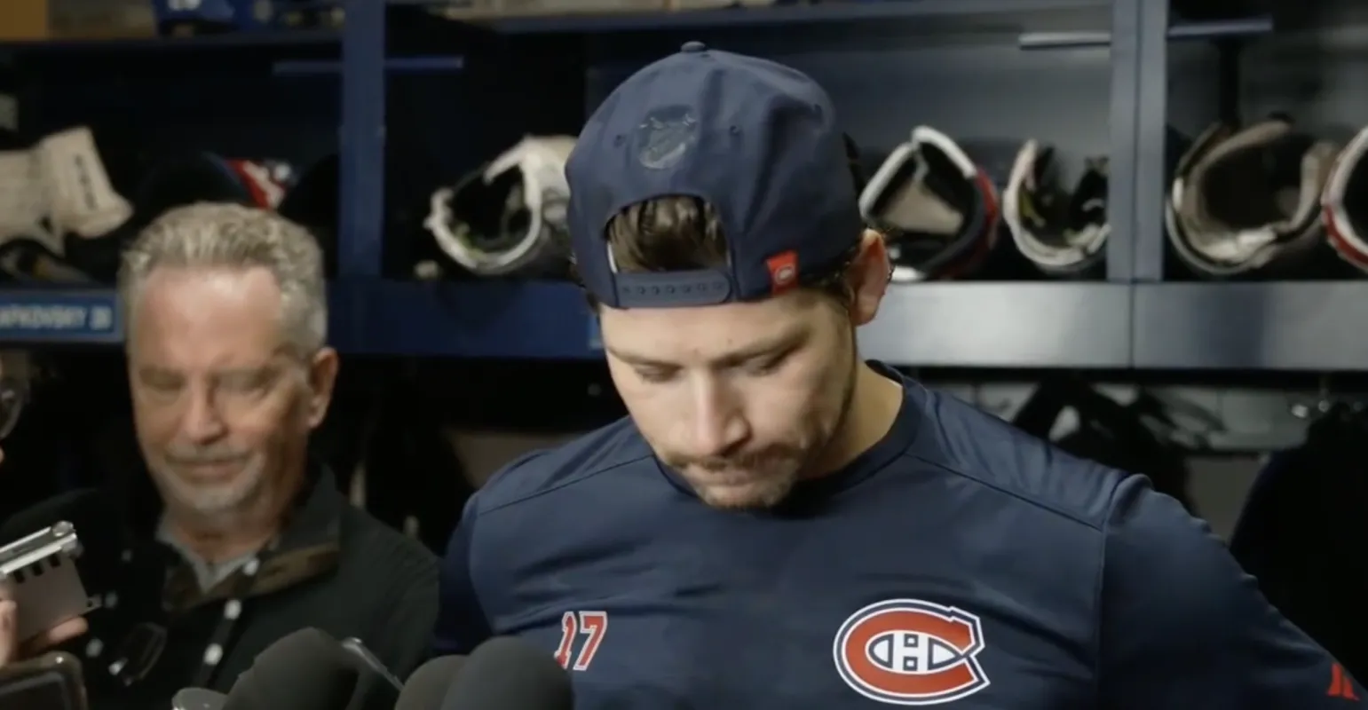 Triste scène impliquant Josh Anderson et ça devient inquiétant