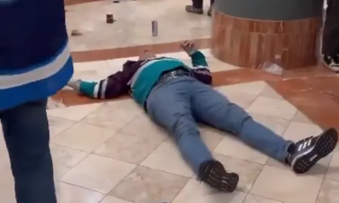 Ducks fan knocked out cold by violent slam in fight between fans