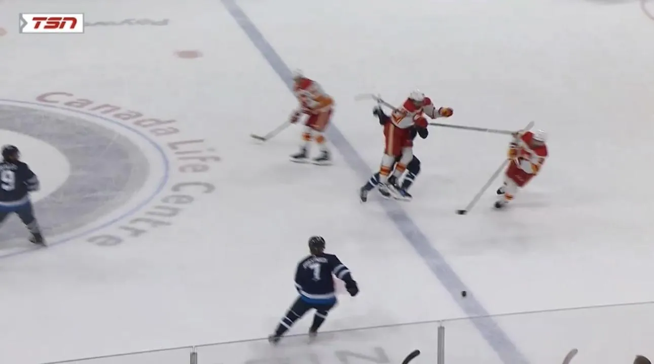 Flames Forward Martin Pospisil Faces Suspension After Vicious Elbow