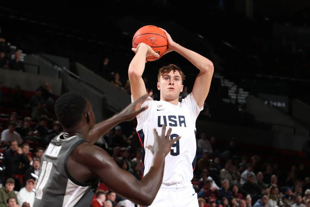 Cooper Flag's Performance Propels Team USA to Win at Nike Hoop Summit