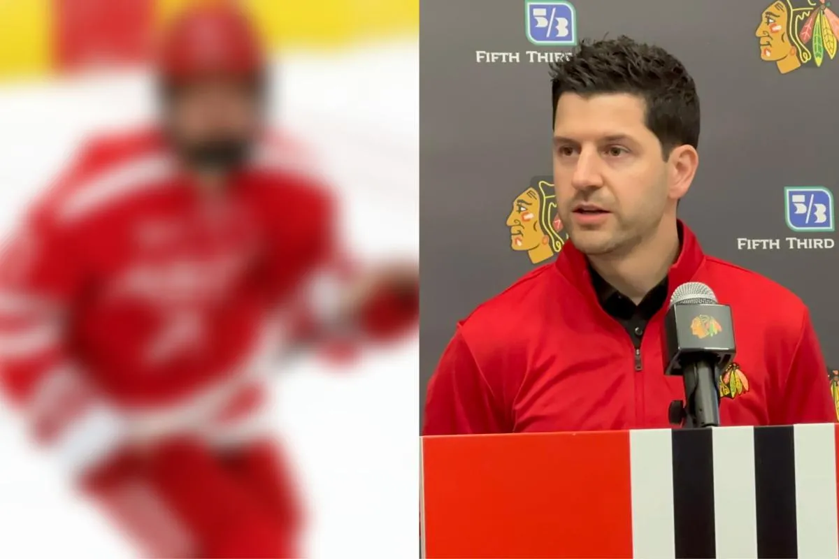 Blackhawks Kyle Davidson reveals who they're taking in the NHL draft