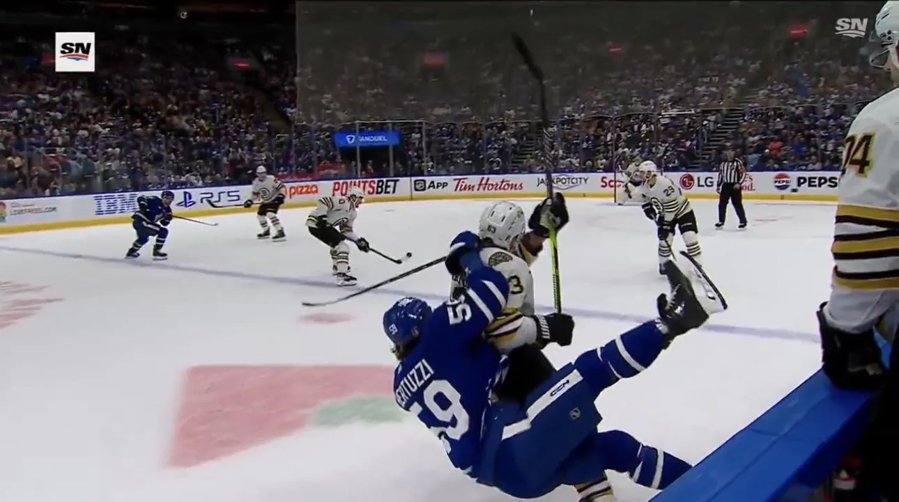 Brad Marchand faces suspension for dangerous hit on Tyler Bertuzzi
