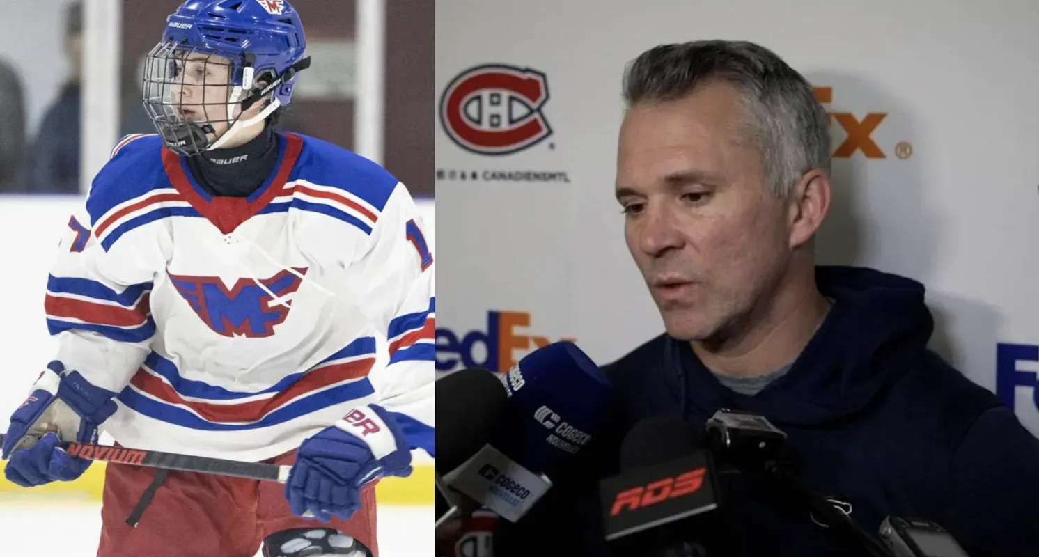 Major news on Martin St-Louis' son, Mason St-Louis