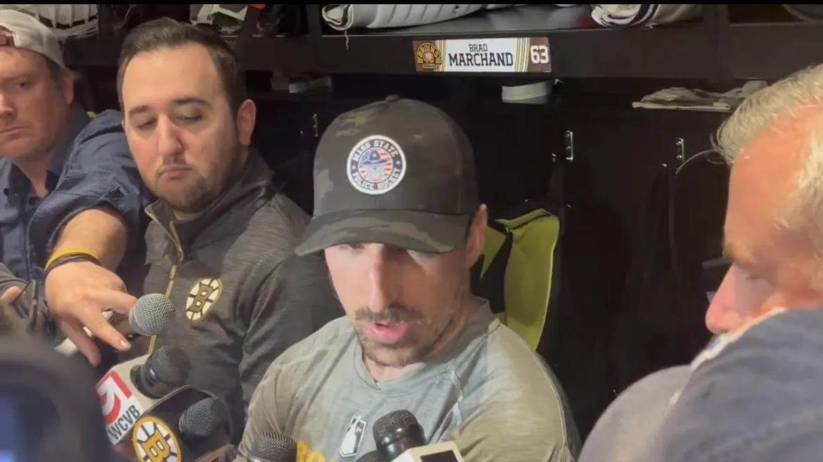 Brad Marchand finally speaks on Sam Bennett's dirty hit