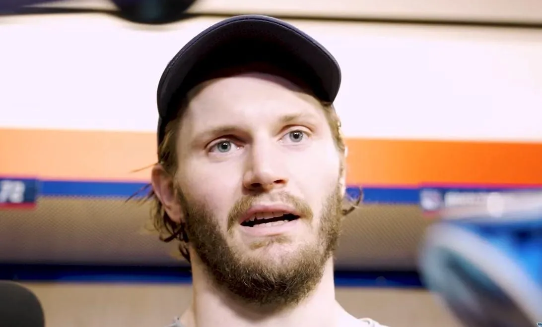 Jacob Trouba speaks on his elbowing fine