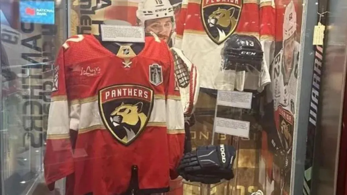 Florida Panthers send Hockey Hall of Fame memorabilia, featuring ...