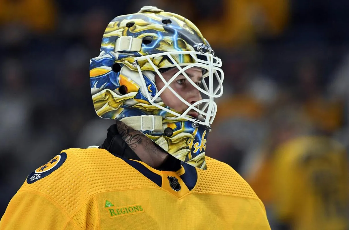 Nashville Predators former first-round pick goalie Yaroslav Askarov has ...