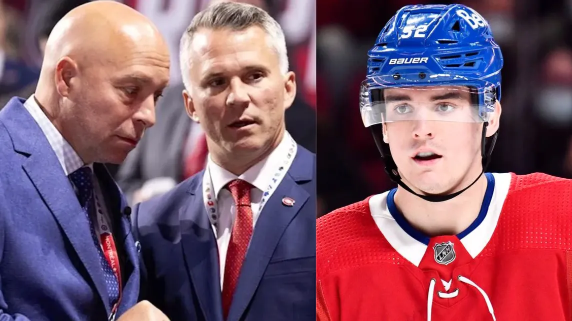 Justin Barron échangé par Kent Hughes: Martin St-Louis lui donne des ...