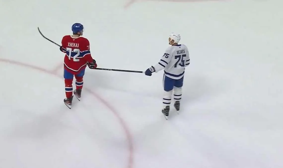 Ryan Reaves Breaks Silence After Arber Xhekaj Rejects Fight and Points ...