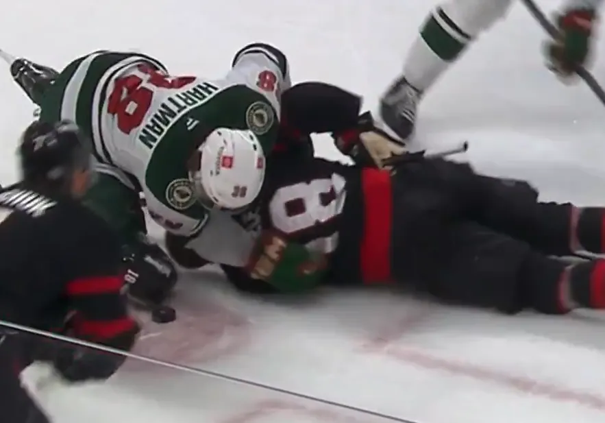 Minnesota Wild center Ryan Hartman facing major suspension for dirty ...