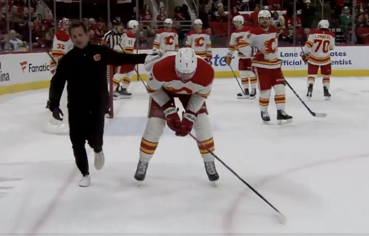 Crushing injury news for the Calgary Flames following terrible scene