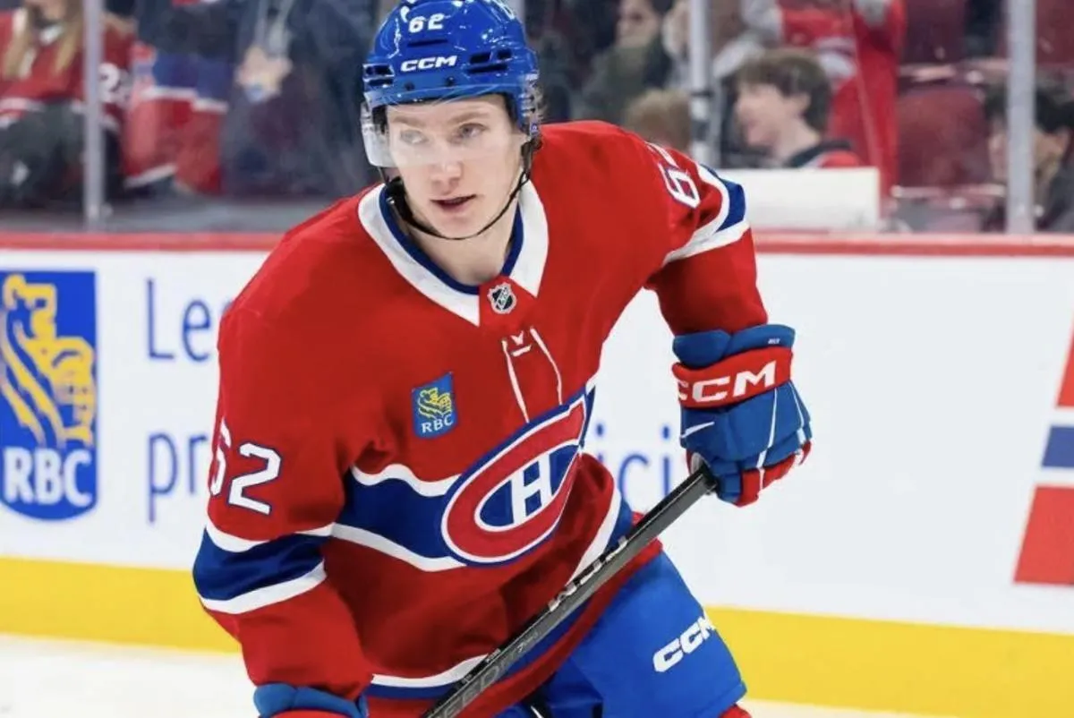 Véritable claque au visage pour l'espoir du Canadien Owen Beck