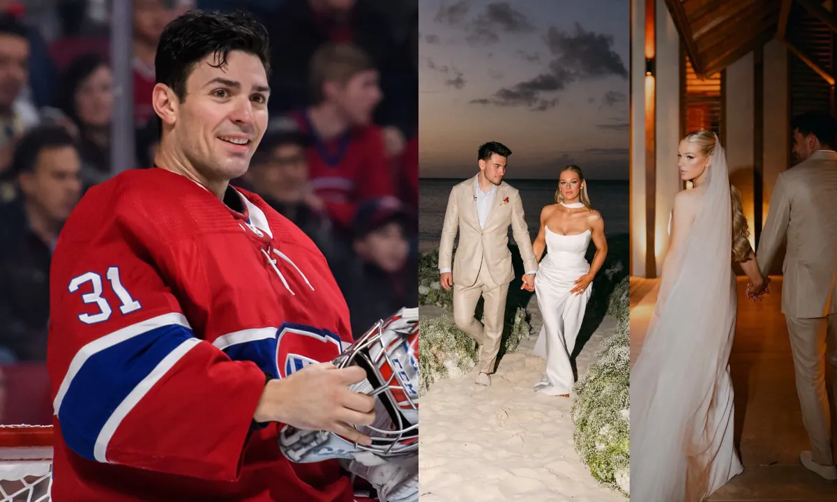 Carey Price's Wife Angela Steals the Spotlight at Nick Suzuki's Wedding ...