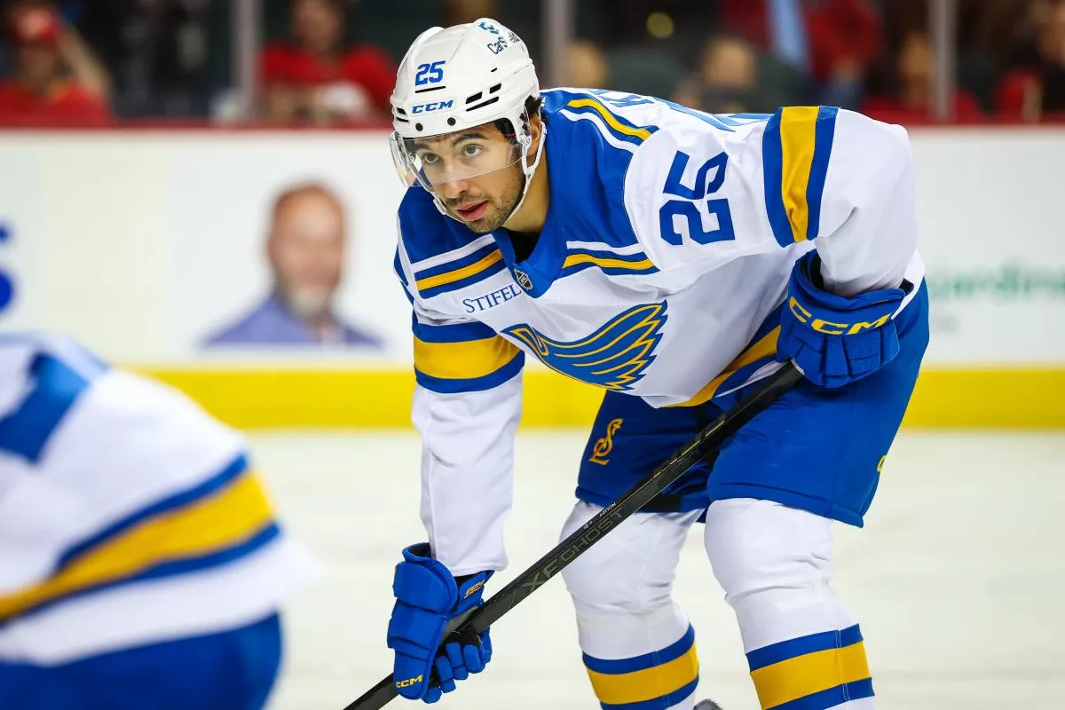 The Blues Just Scratched Jordan Kyrou, and Something About It Has Leafs ...