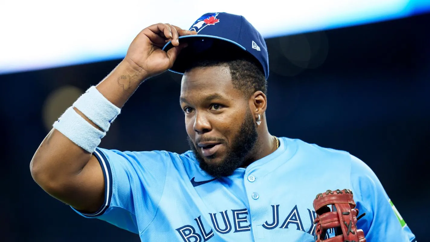 Vladimir Guerrero Jr is trending right now for the celebration in his ...