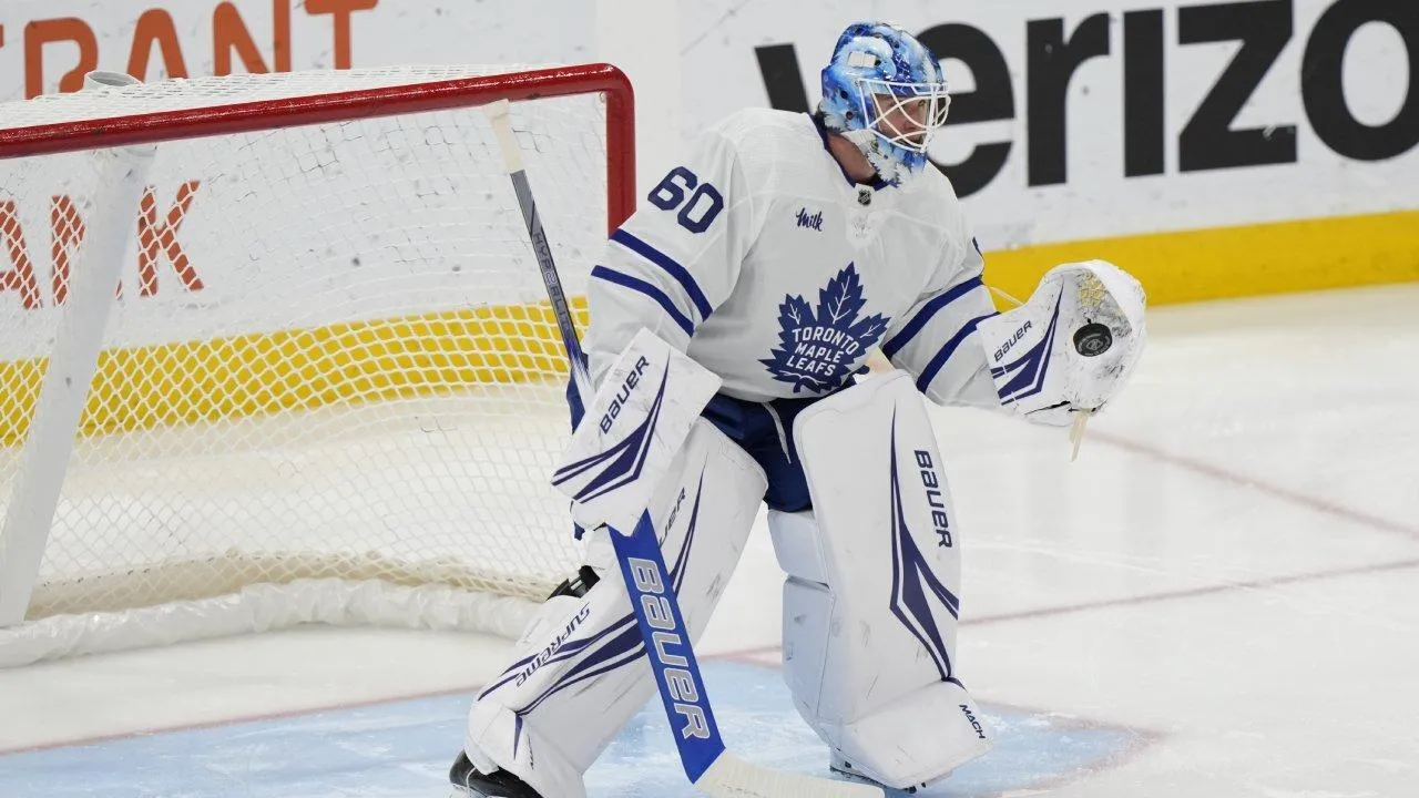 Maple Leafs make last-minute goalie call-up, Joseph Woll placed on ...