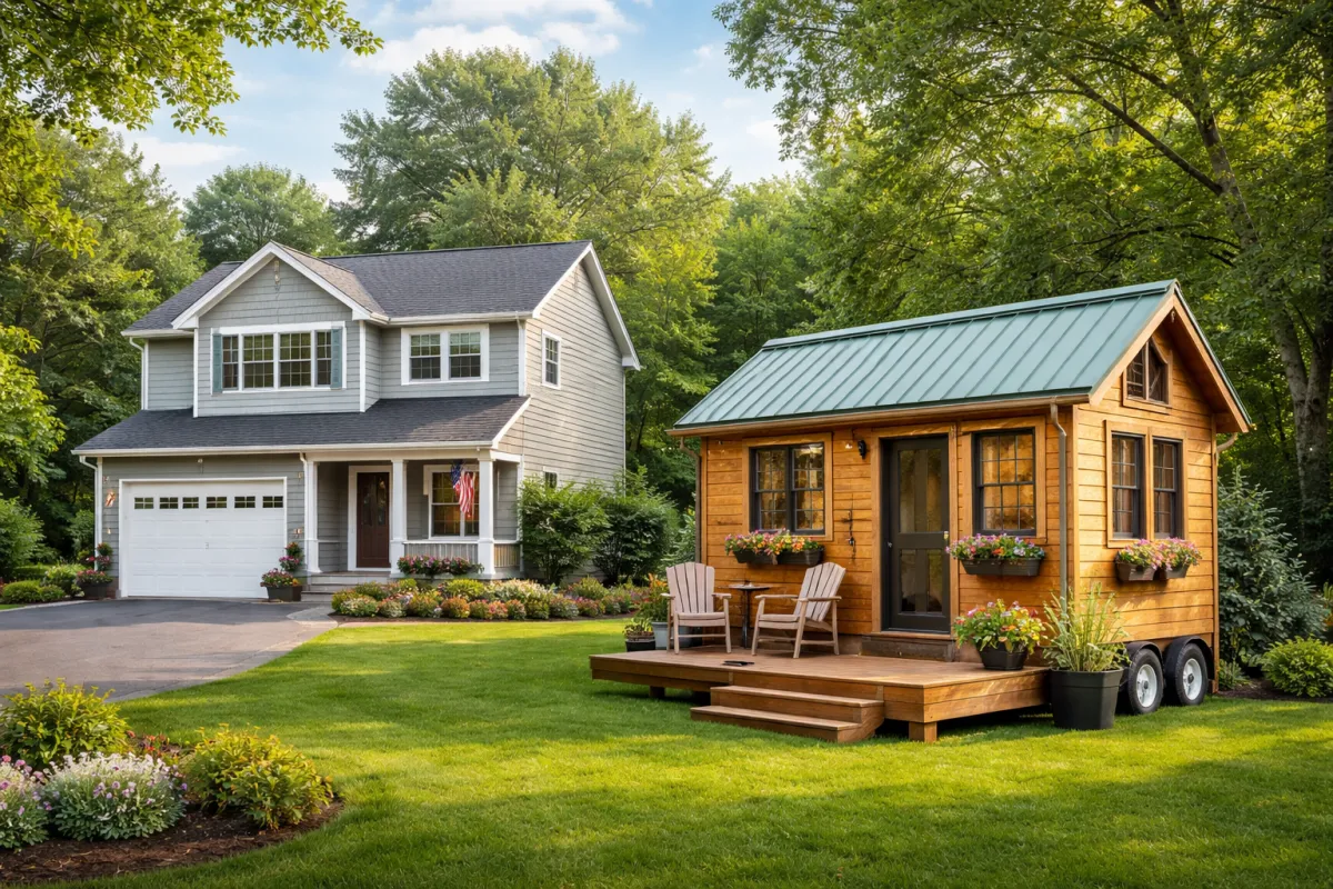Les différences entre une maison standard et une mini-maison
