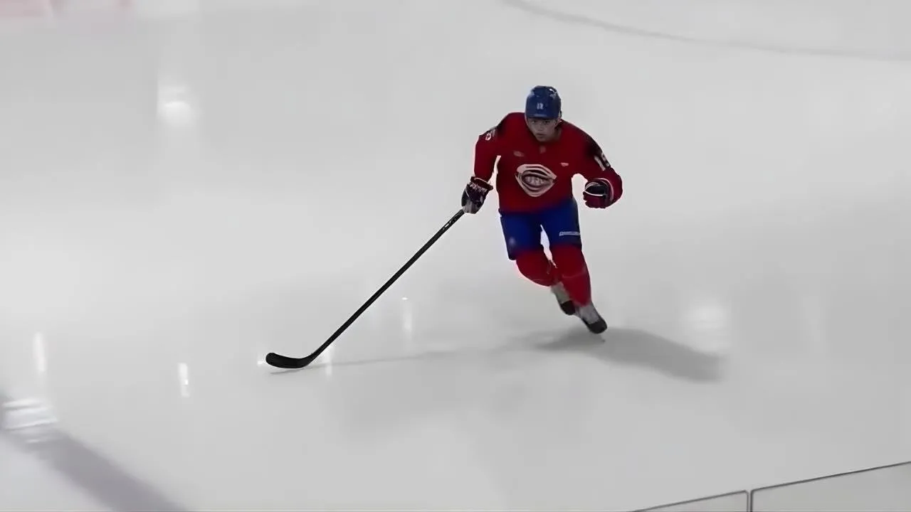 Beautiful surprise in Brossard as Alex Newhook skates for the first ...