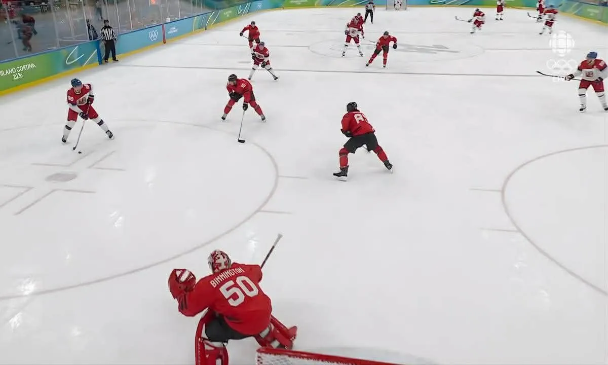 New footage shows eight Czech players on ice during controversial ...