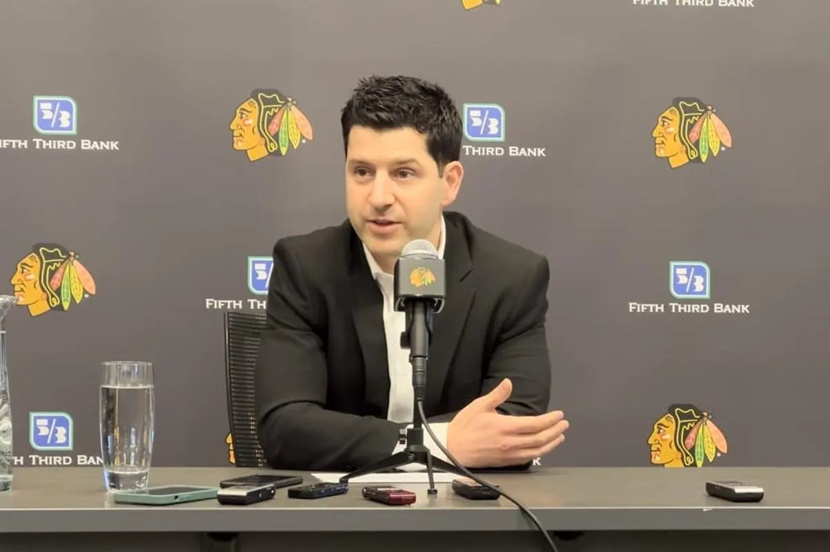 Blackhawks could trade up as Kyle Davidson targets a game-changing ...