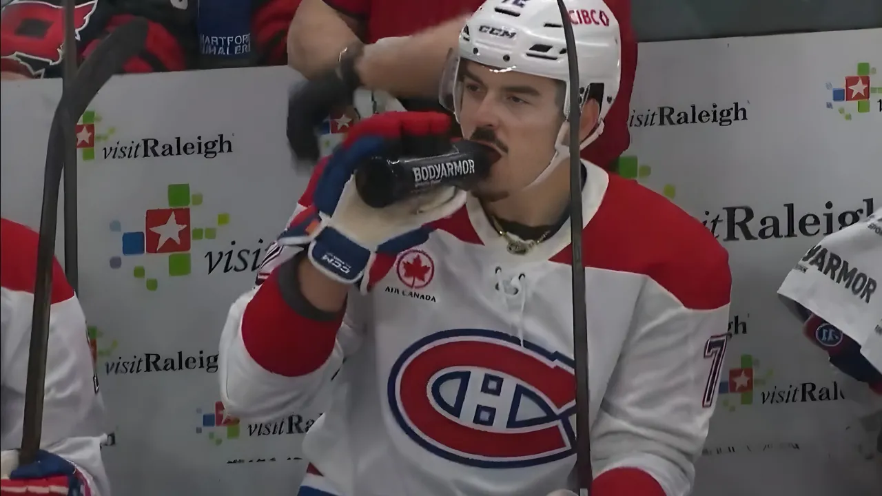 Arber Xhekaj’s first shift at forward draws an immediate reaction from ...