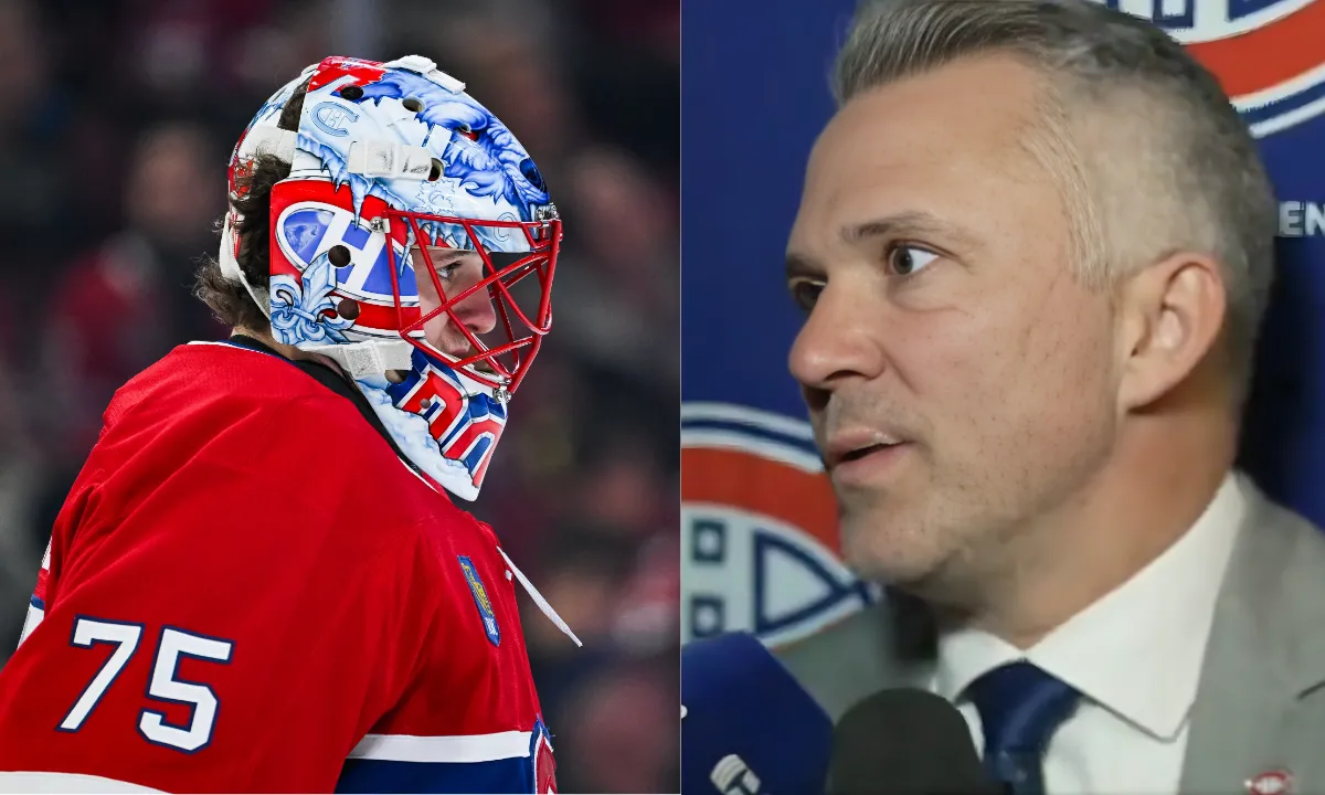 Martin St-Louis praises Canadiens goalie Jakub Dobes as confidence ...
