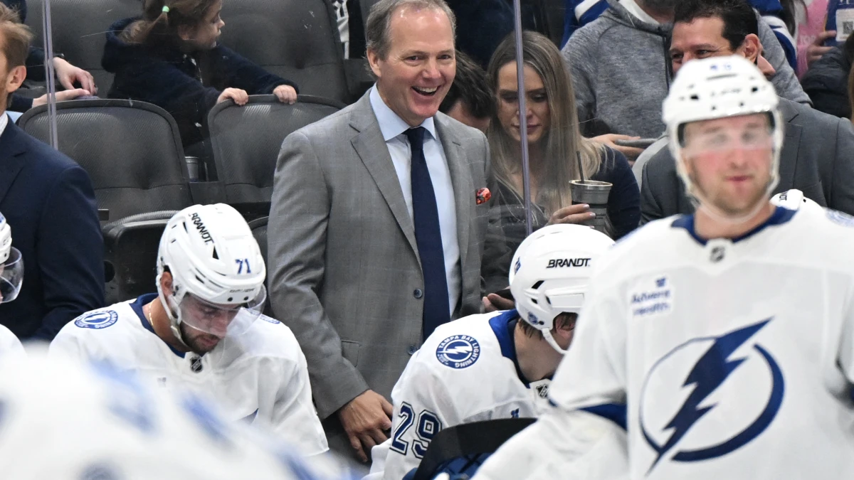 Jon Cooper got caught grabbing a beer with the refs | Markerzone.com