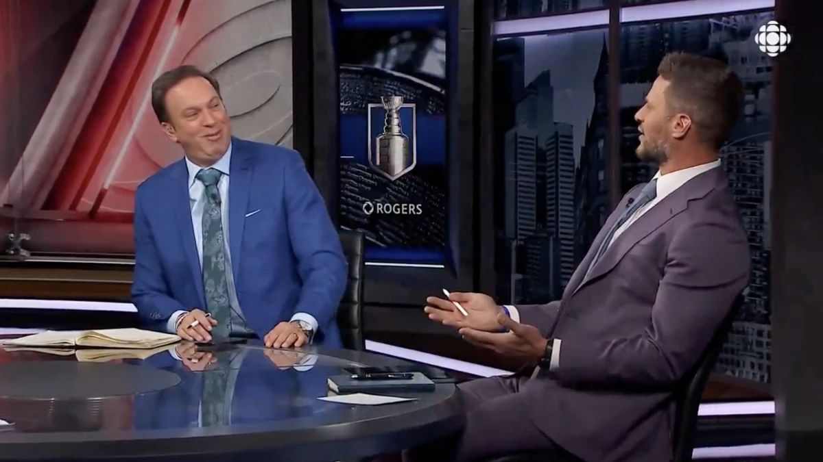 Kevin Bieksa leaves Elliotte Friedman speechless on live broadcast ...
