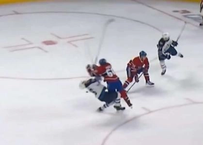 Exciting Canadiens Prospect Owen Protz Delivers Monster Hit in Game vs Jets